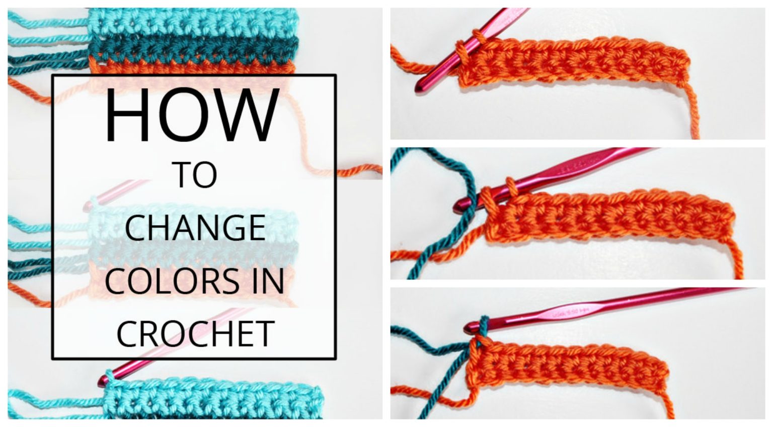 How To Change Colors in Crochet - Pattern
