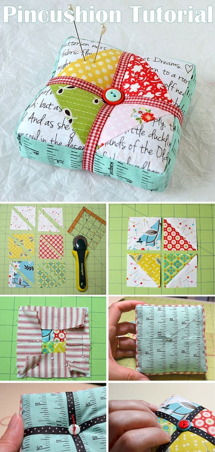 Patchwork Pincushion - Pattern